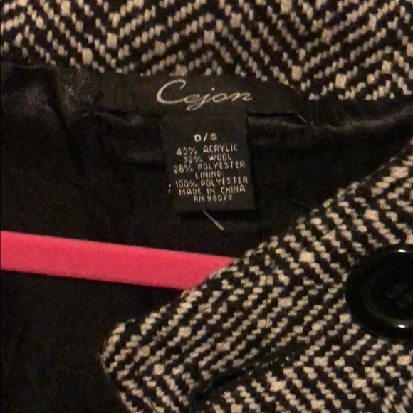 Cejon | Jackets & Coats | Blackwhite Ponchocape | Poshmark
